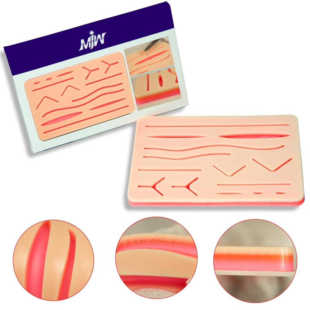 Buy 14 Wound Silicone Suture Practice Pad | MJW UK & USA